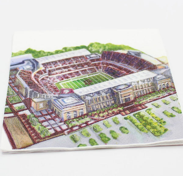 Kyle Field Stadium Napkin Set - Memory Lane Monograms