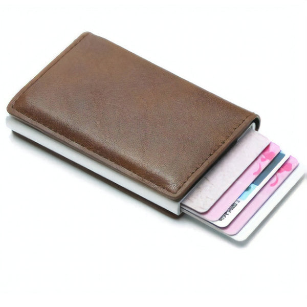 Leather RFID Wallet, Assorted Colors - Memory Lane Monograms